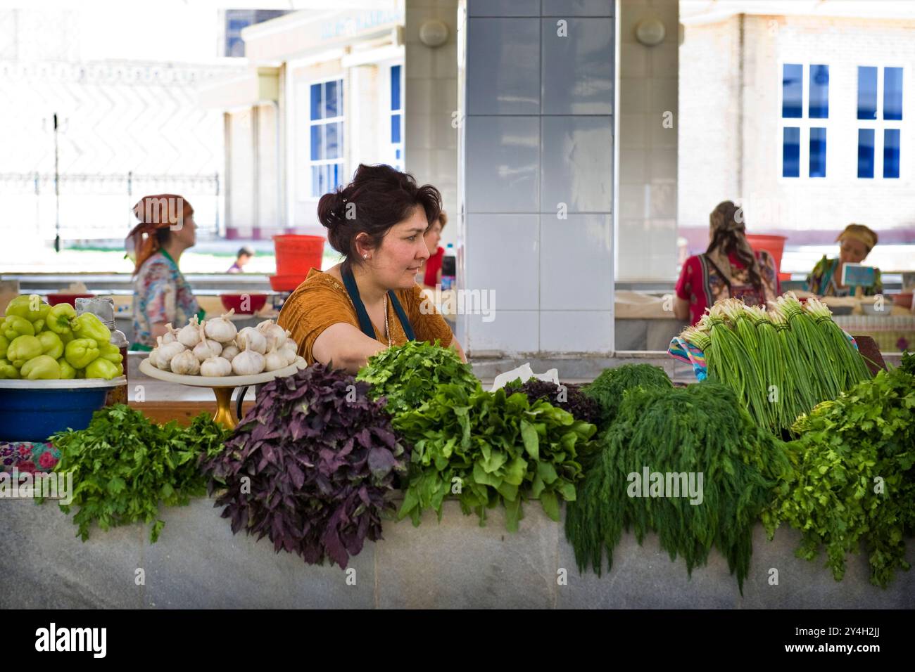 Uzbekistan, Samarkand, Siyob bazaar Stock Photo - Alamy