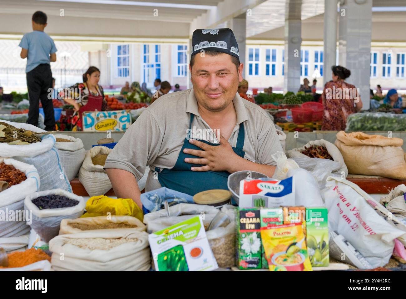 Uzbekistan, Samarkand, Siyob bazaar Stock Photo - Alamy