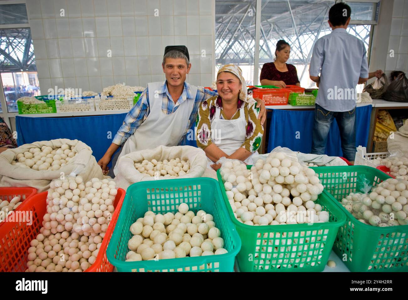 Uzbekistan, Samarkand, Siyob bazaar Stock Photo - Alamy