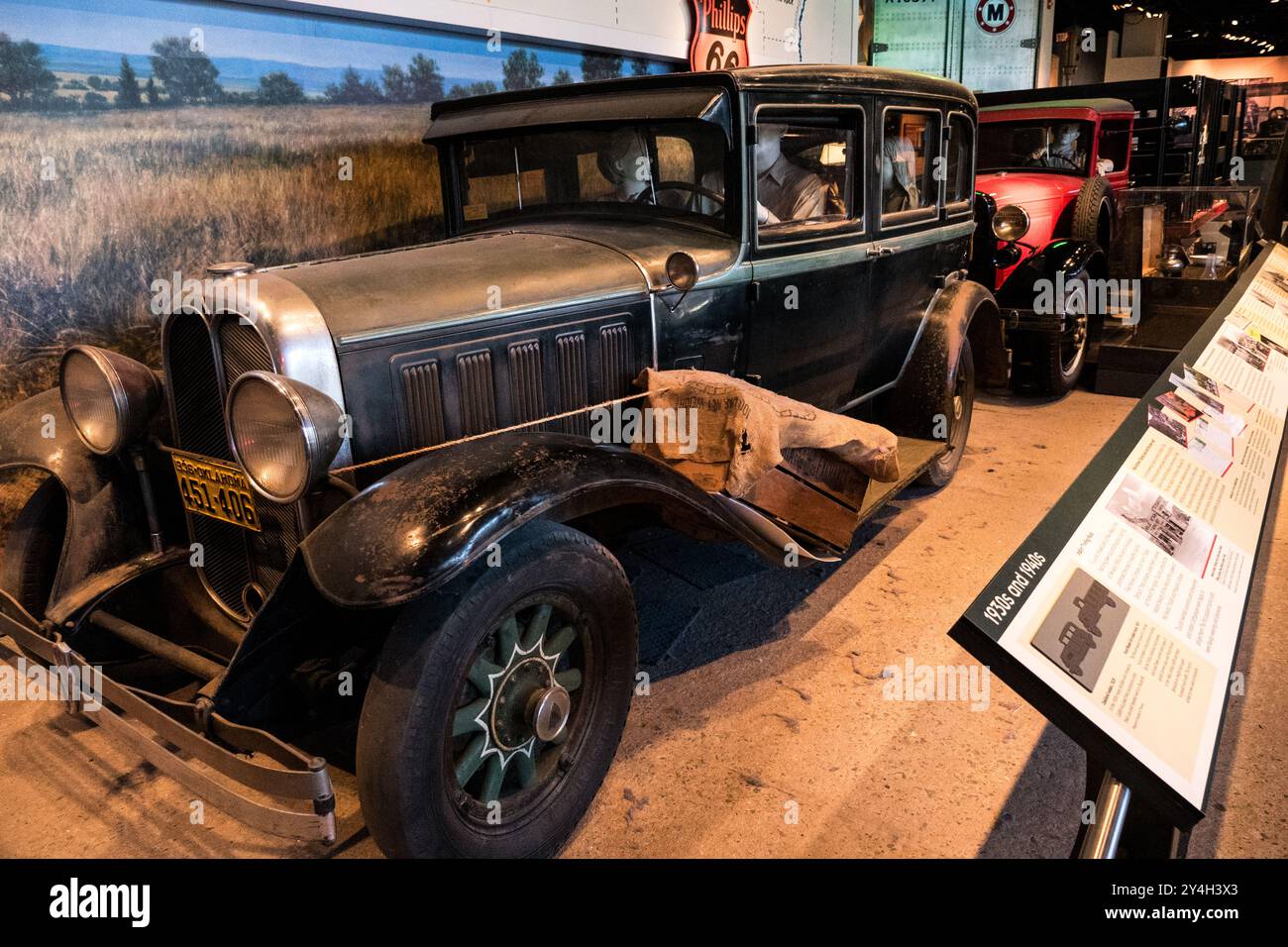 Vintage cars on display at the Smithsonian National Museum of American ...