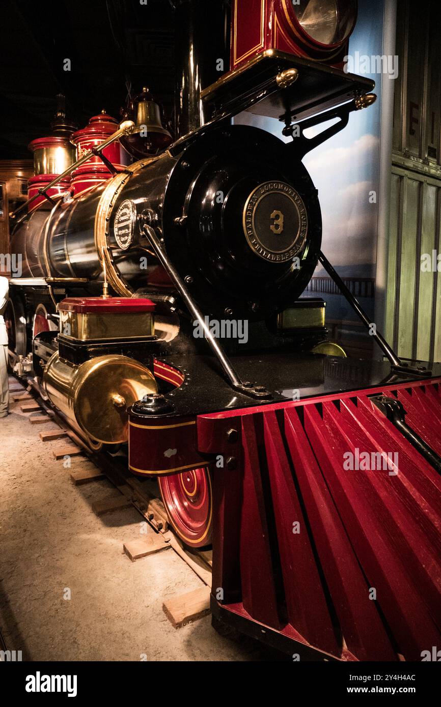 WASHINGTON, D.C. — The steam locomotive Jupiter on display at the ...