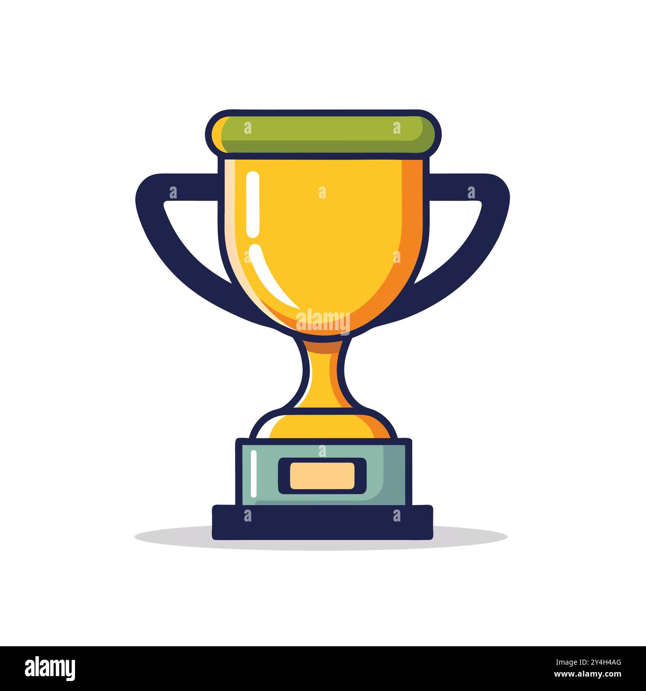 Trophy vector illustration, victory trophy vector graphic Stock Vector ...