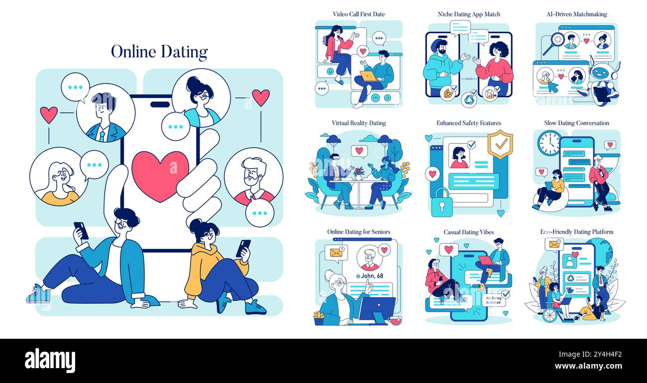 Informed couple Stock Vector Images - Alamy