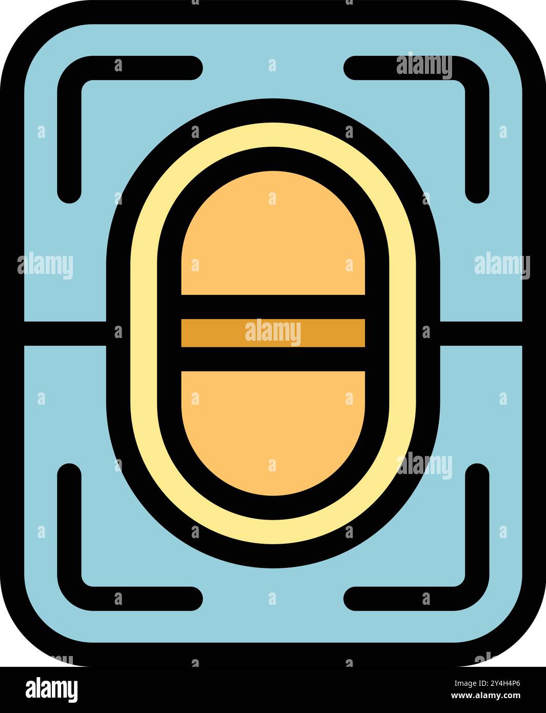 Airplane window with a view of the airplane engine running while flying ...