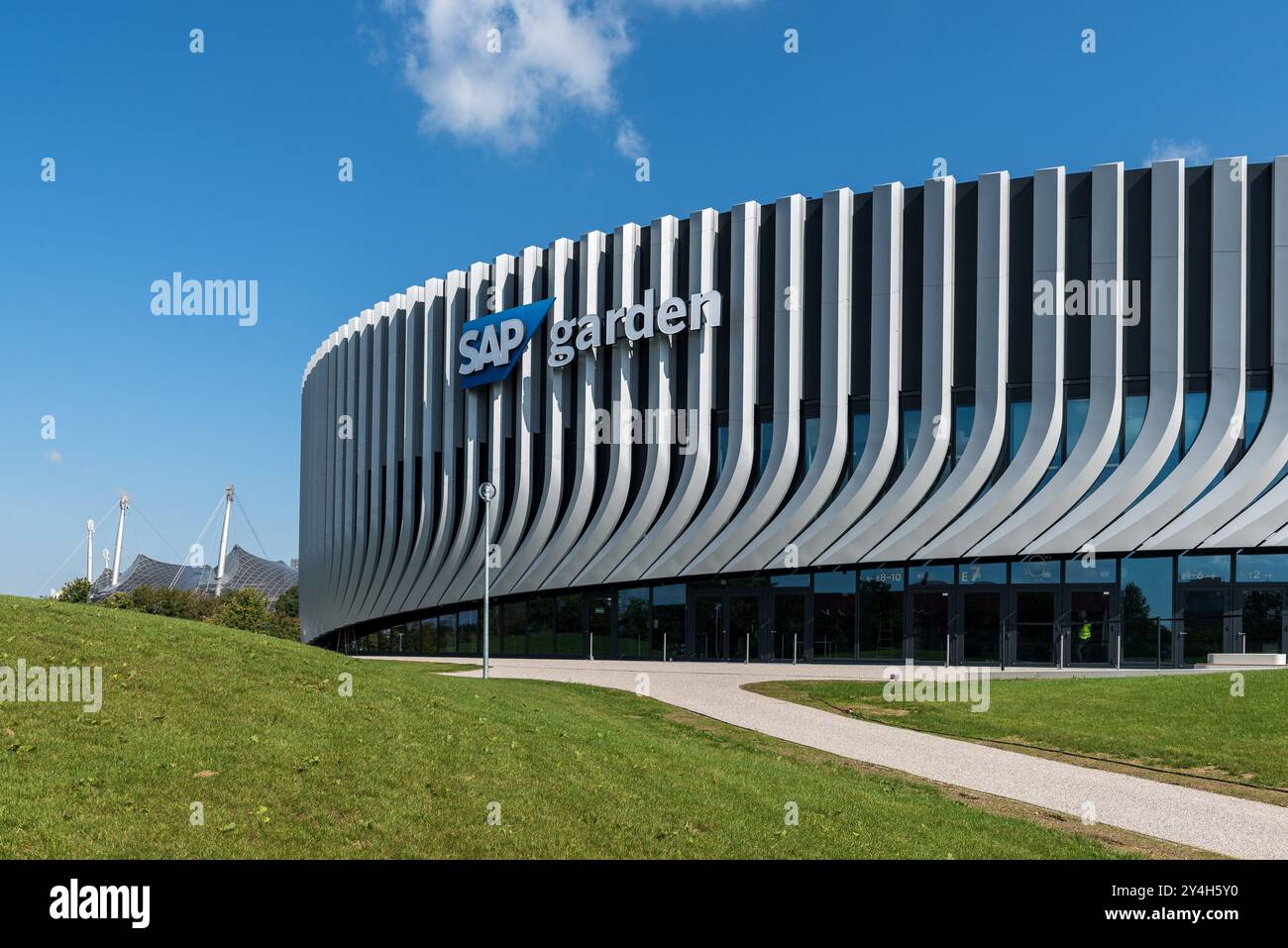 SAP-Garden Munich, Olympiapark, Germany Stock Photo - Alamy