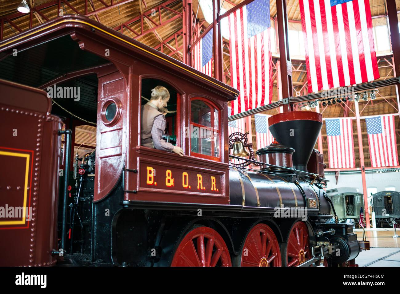 B&O Railroad Museum 19th-Century Locomotive Baltimore Maryland // The B ...