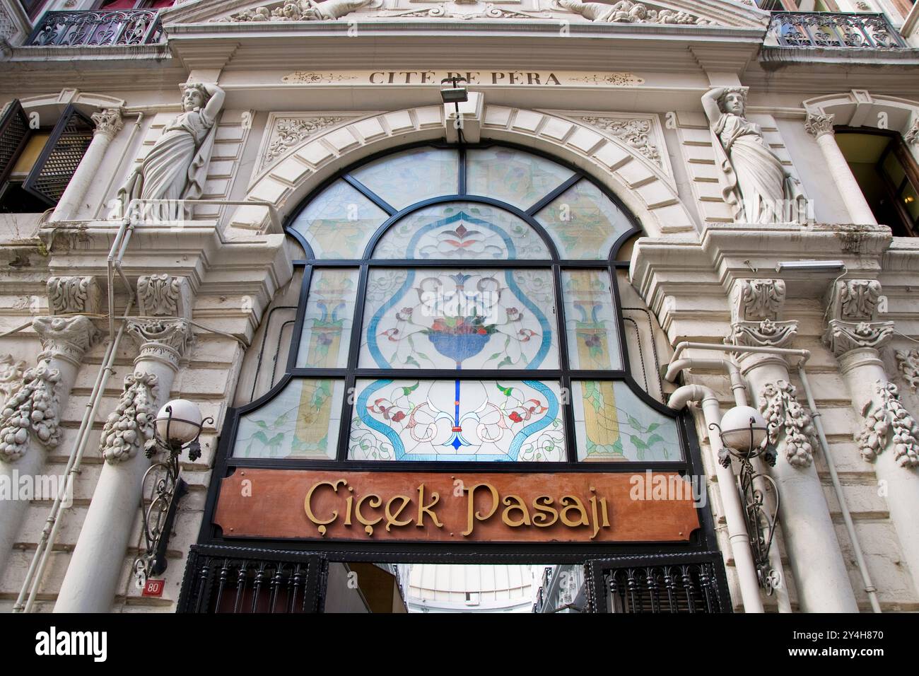 Turkey, Istanbul, İstiklal Caddesi, Cicek Pasaji Stock Photo - Alamy