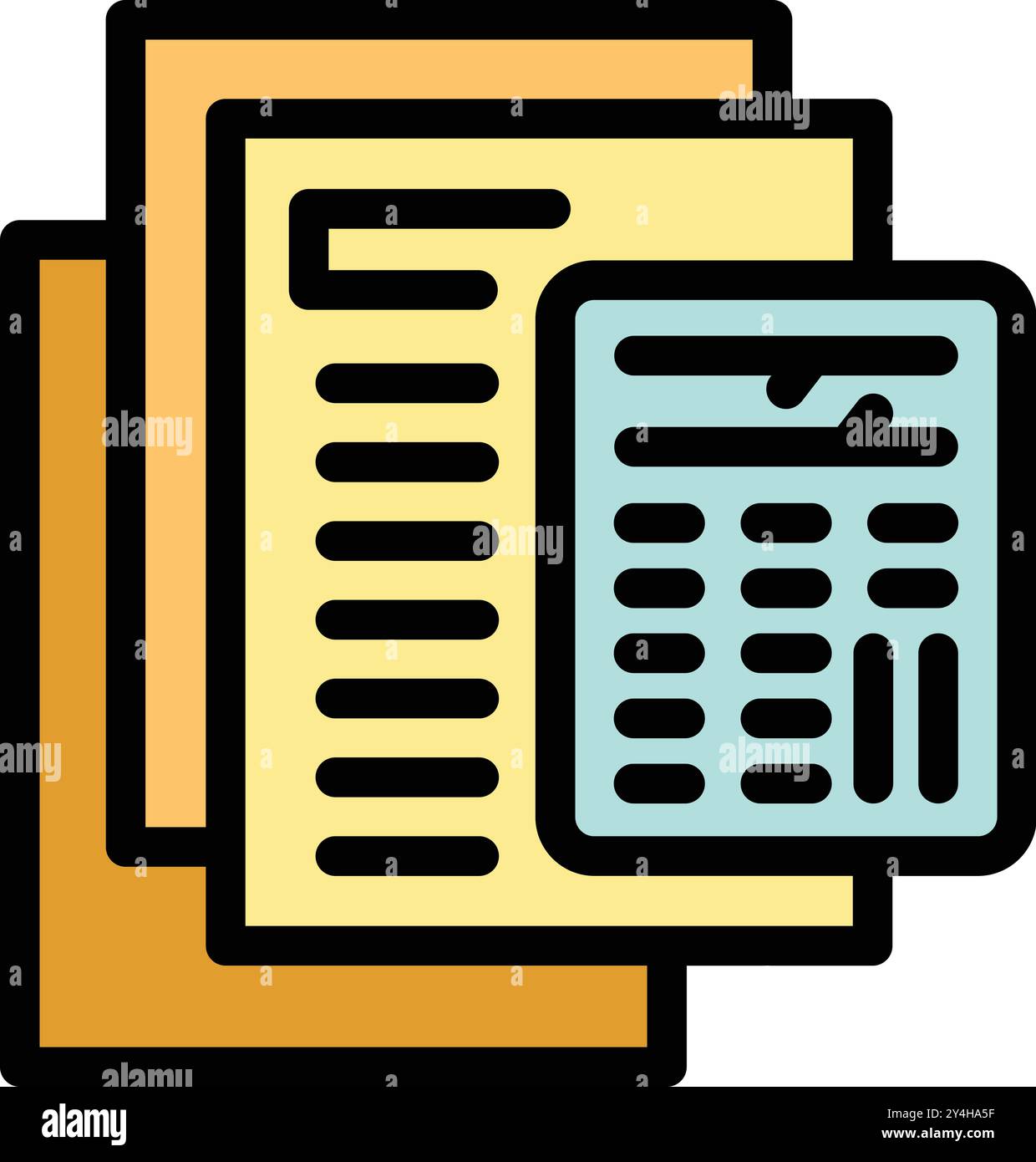 Icon of a barcode scanner reading a barcode on a document, symbolizing ...