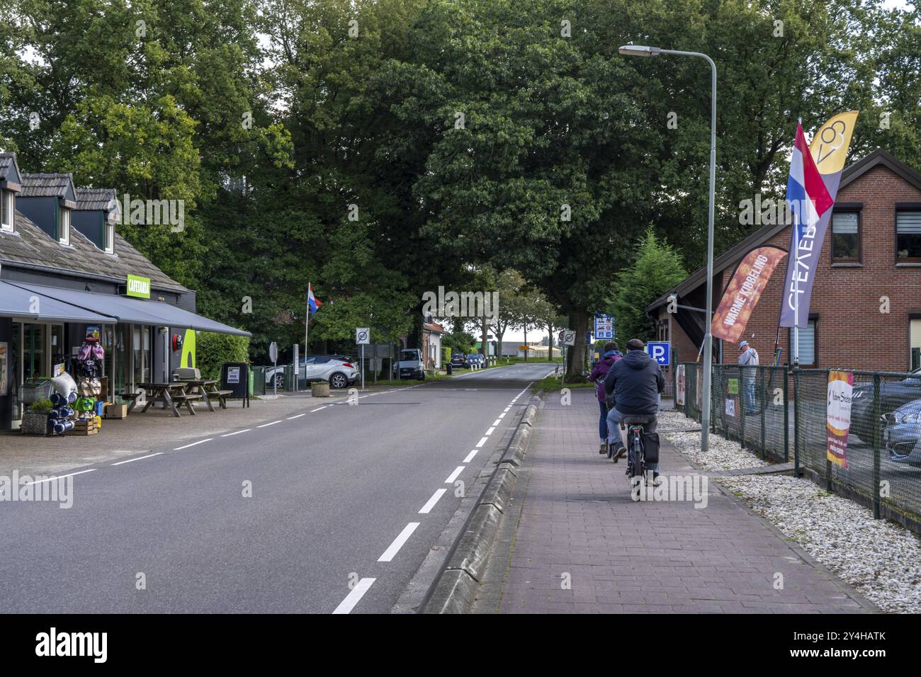 Green border, border crossing without controls, north of Straelen near ...