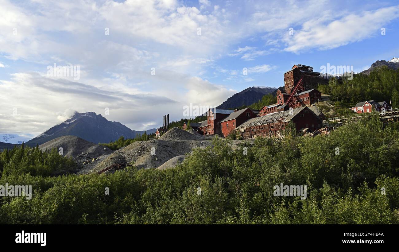 Historic Kennecott Copper Mine in Wrangell, St. Elias National Park ...