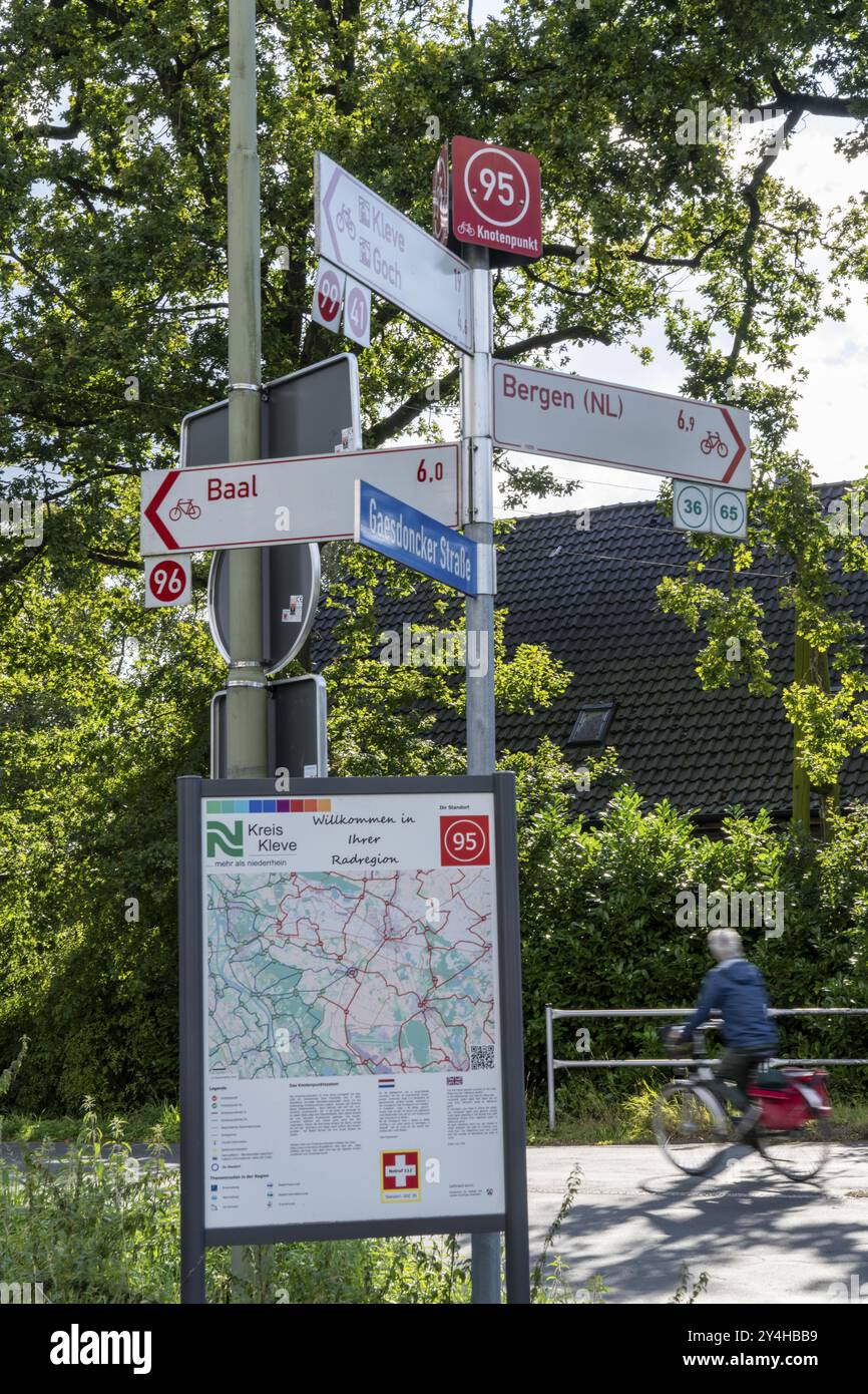 Cycle path network, junction system, cycle paths, cycle lanes, routes ...