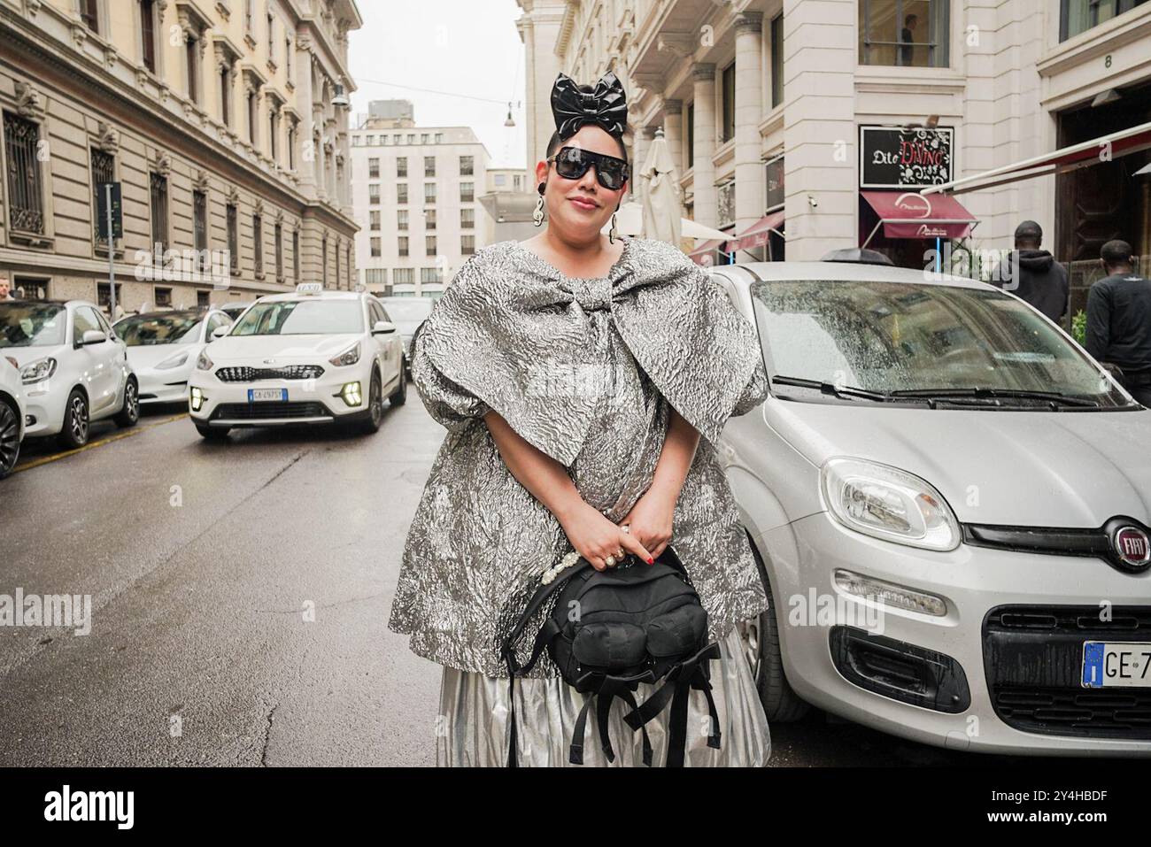 Milan fashion week 2024. Entrance to the Del Core fashion show ...