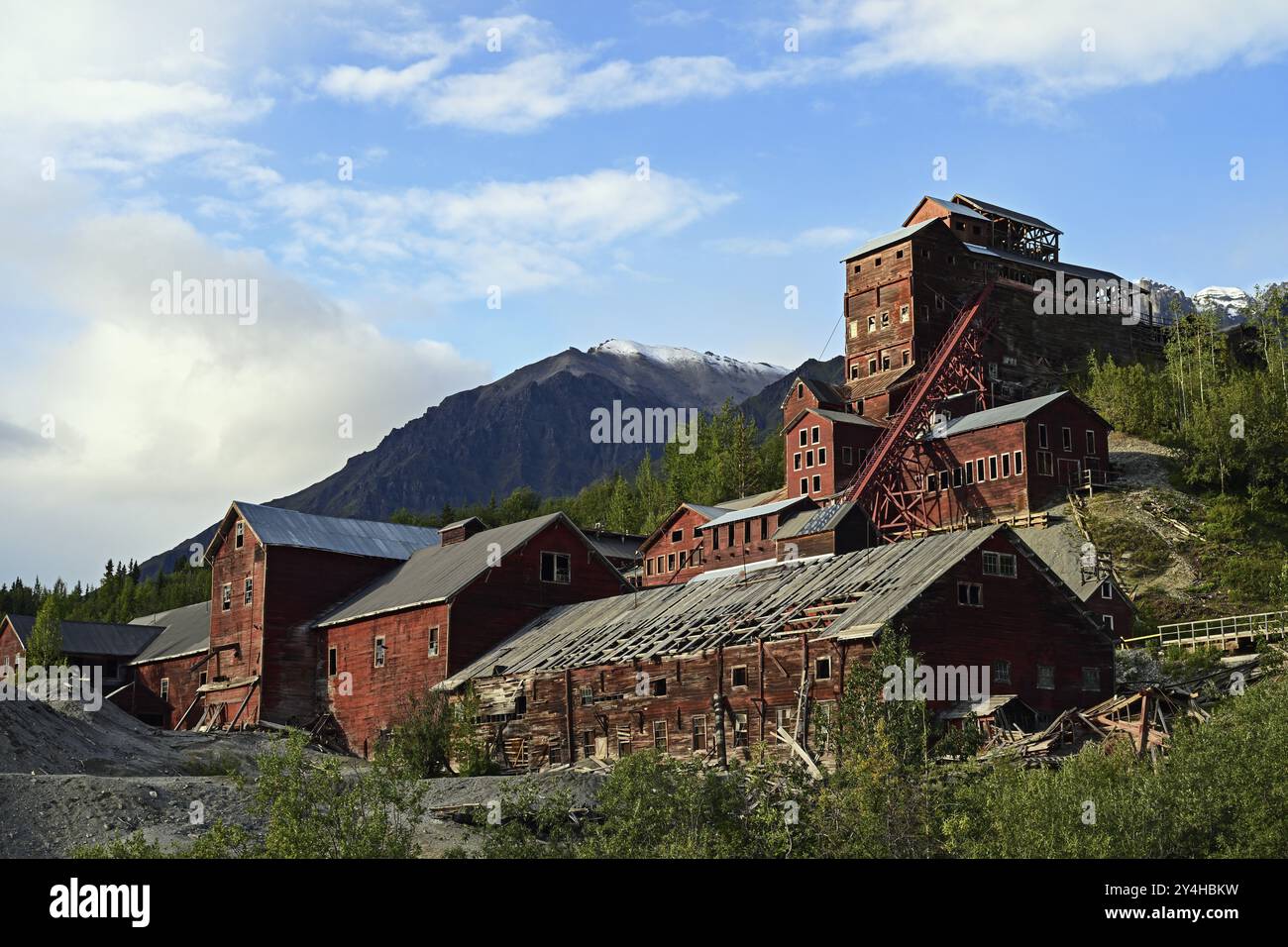Historic Kennecott Copper Mine in Wrangell, St. Elias National Park ...