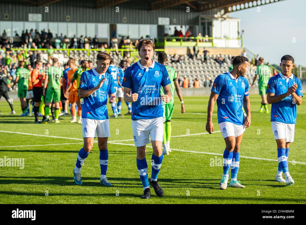 Jack Cook celebrating in Forest Green Rovers Vs Wealdstone FC 14/09/24 ...