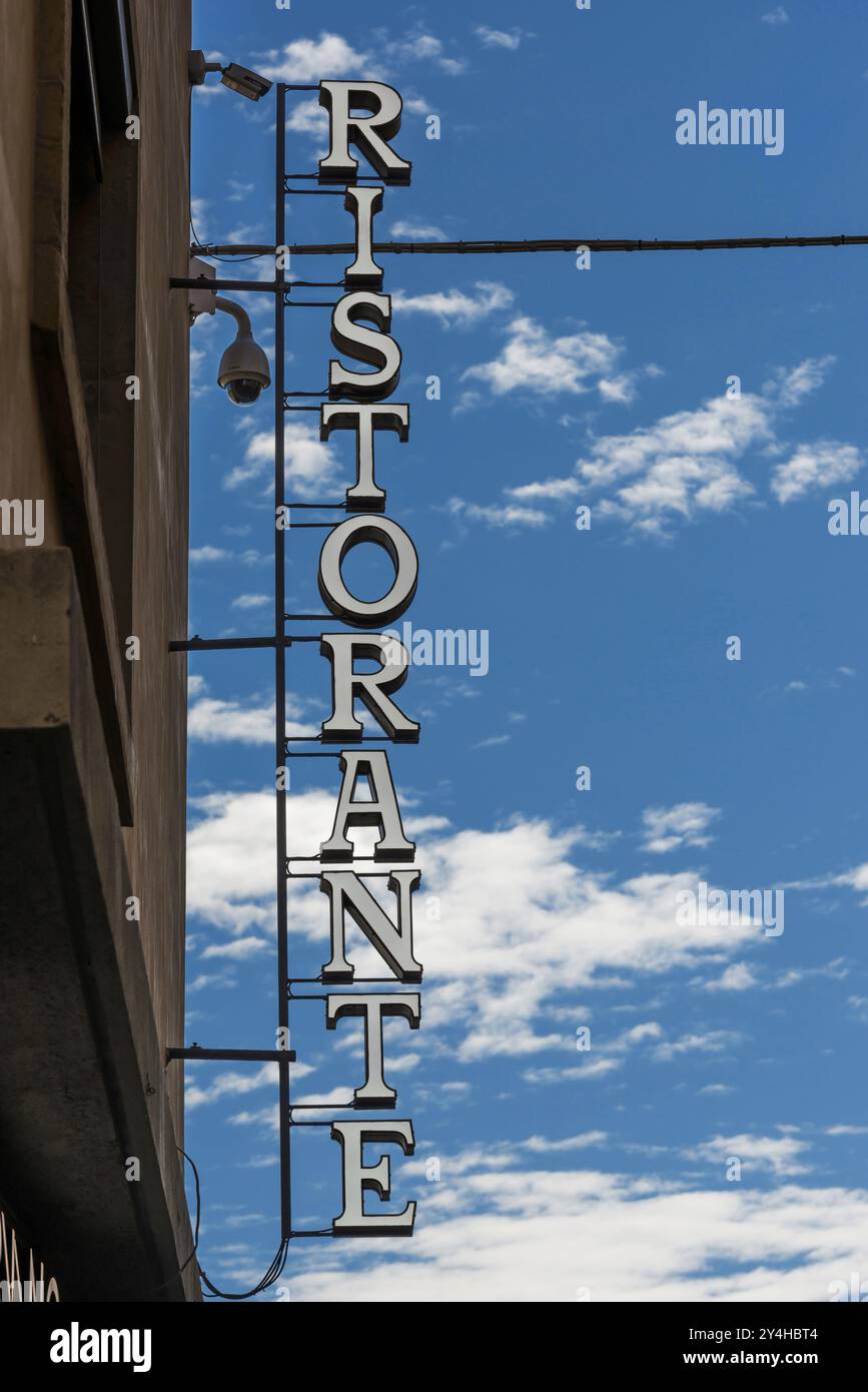 Illuminated sign Ristorante, Restaurant, Vintage, old, Gastronomy ...