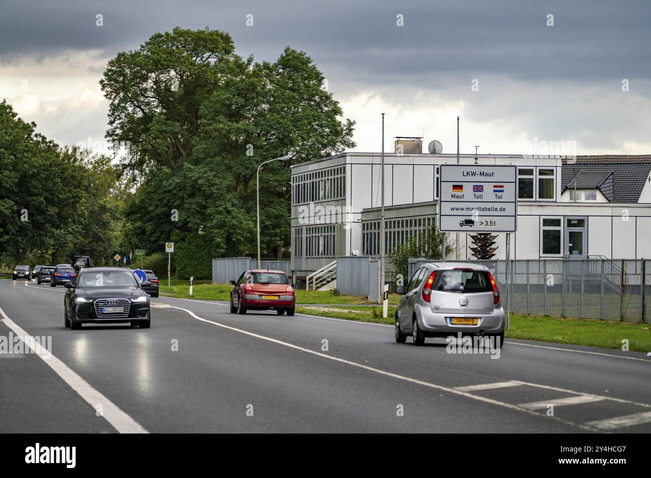Green border, border crossing Wyler, without controls, former customs ...
