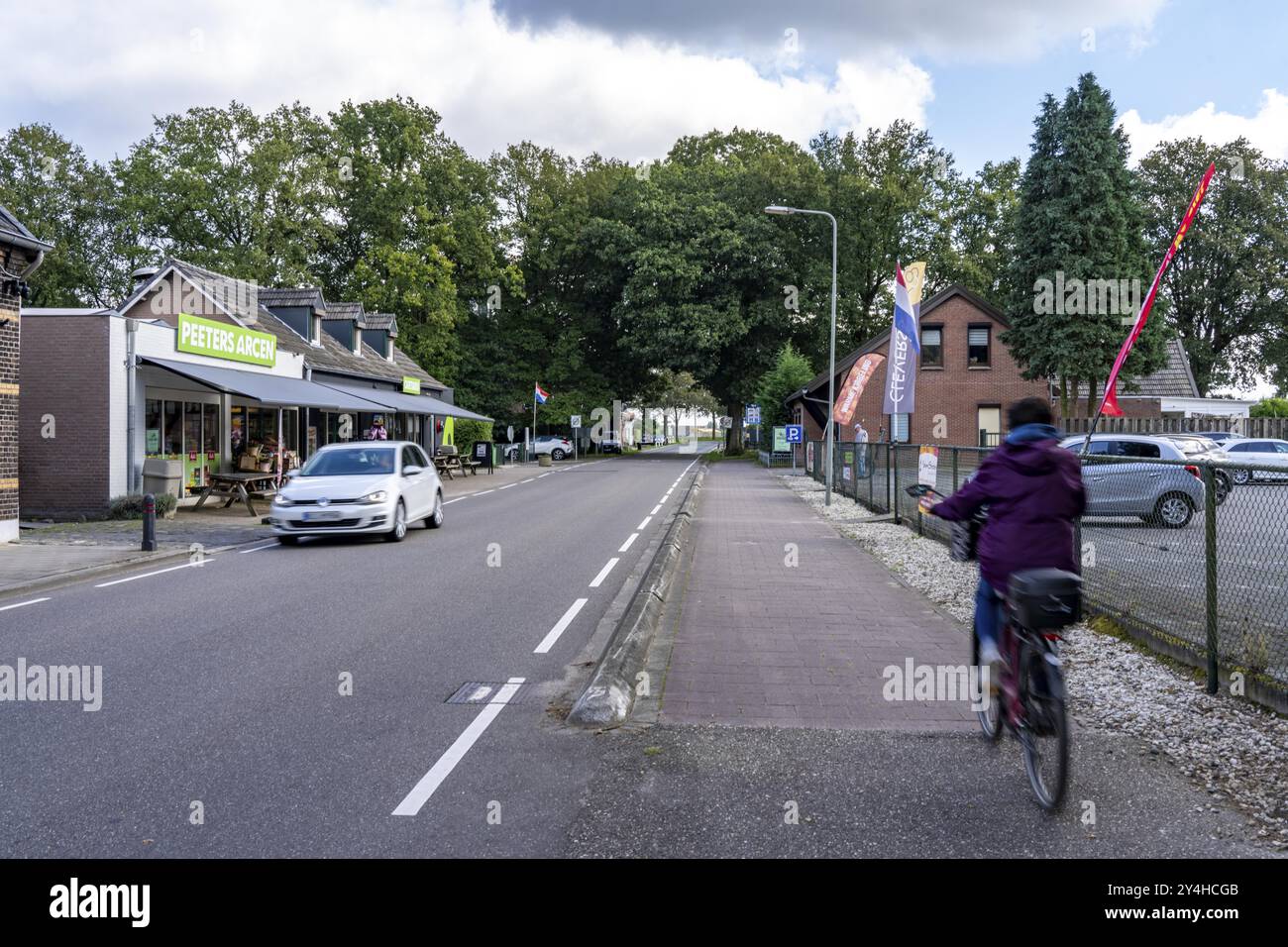Green border, border crossing without controls, north of Straelen near ...