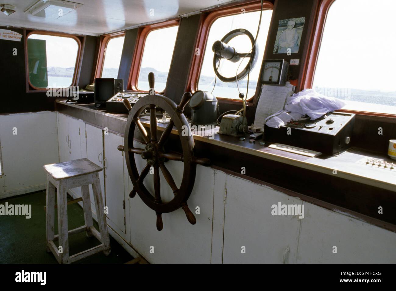 Massirah. Ferry Connecting The Mainland To Massirah Island. Cockpit ...