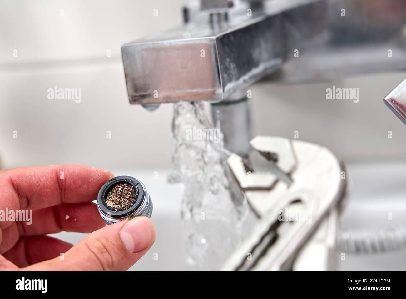 Sieb Am Wasserhahn