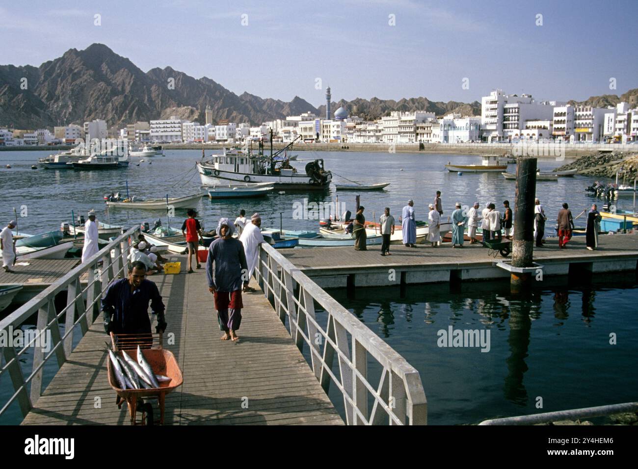 Asia. Arabian Peninsula. Oman. Glimpse Of Muscat Stock Photo - Alamy