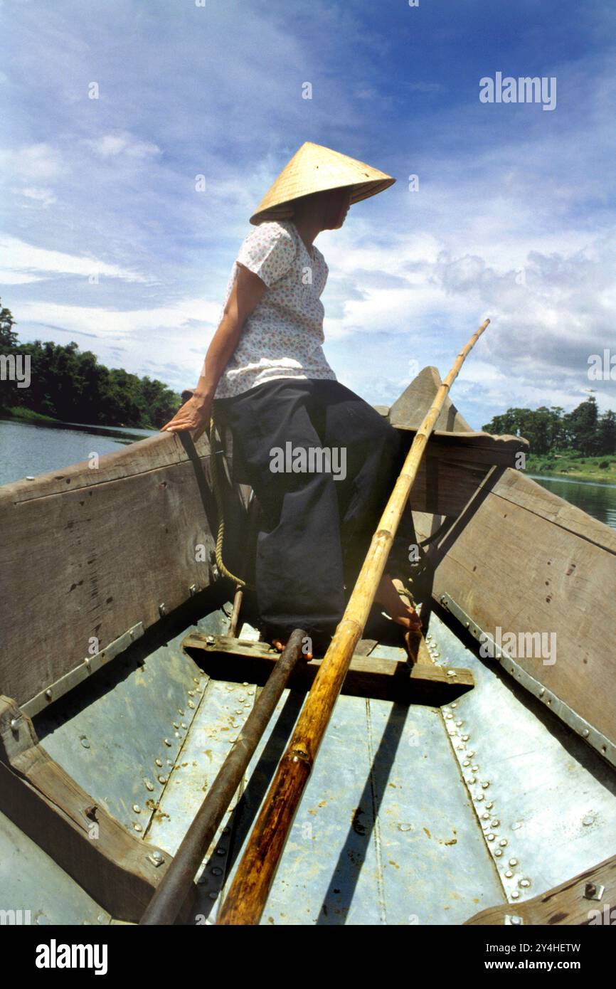Asia. Vietnam. Navigation On The Perfume River Stock Photo - Alamy