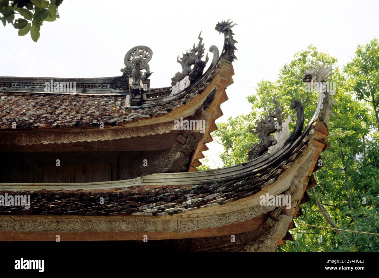 Asia. Vietnam. Typical Vietnamese Buildings Stock Photo - Alamy