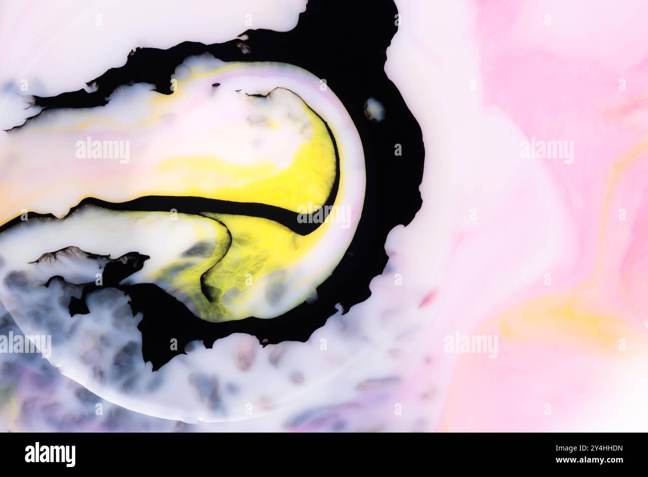 Abstract surrealist background with high contrast, strong blacks and ...