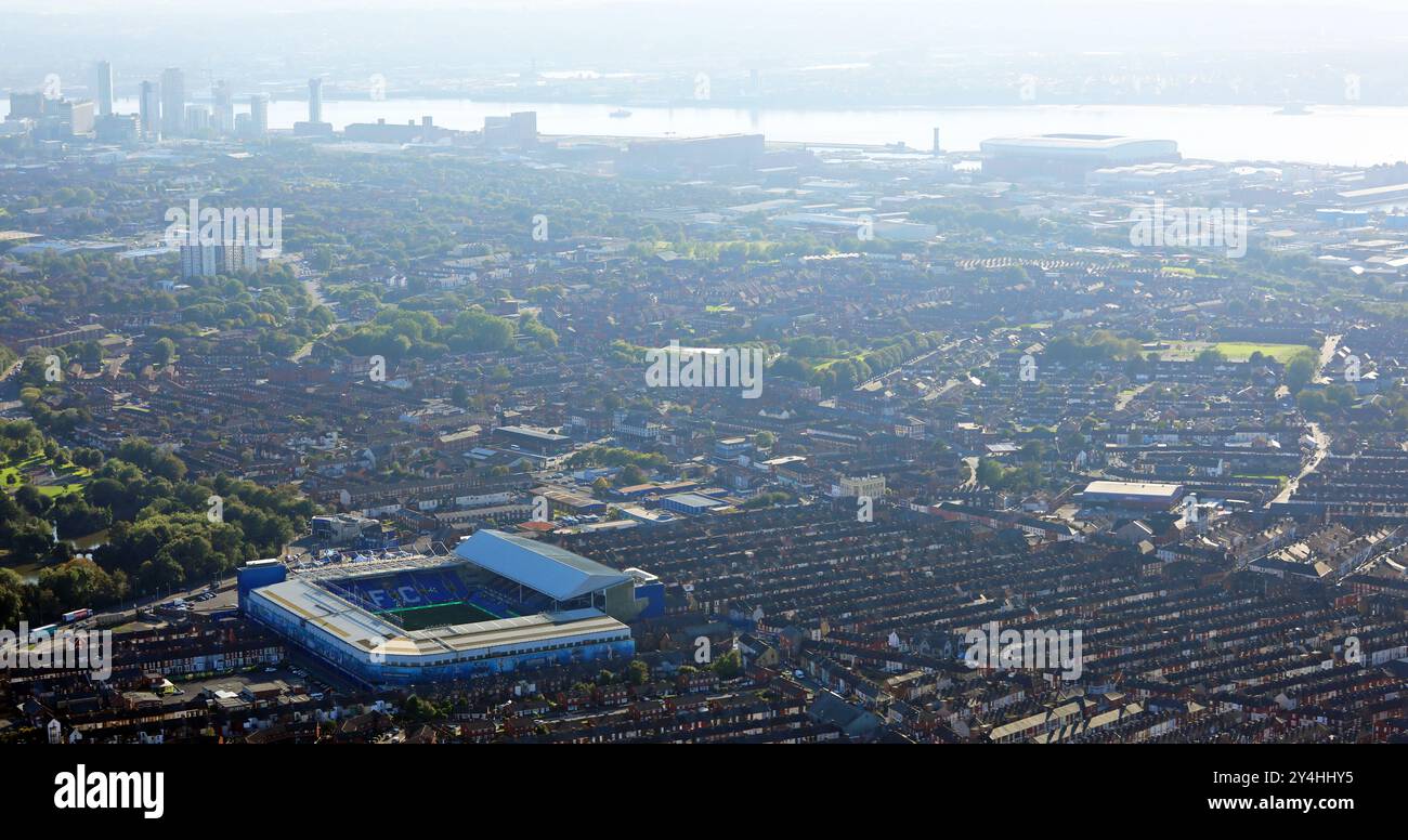 Aerial view goodison park hi-res stock photography and images - Alamy
