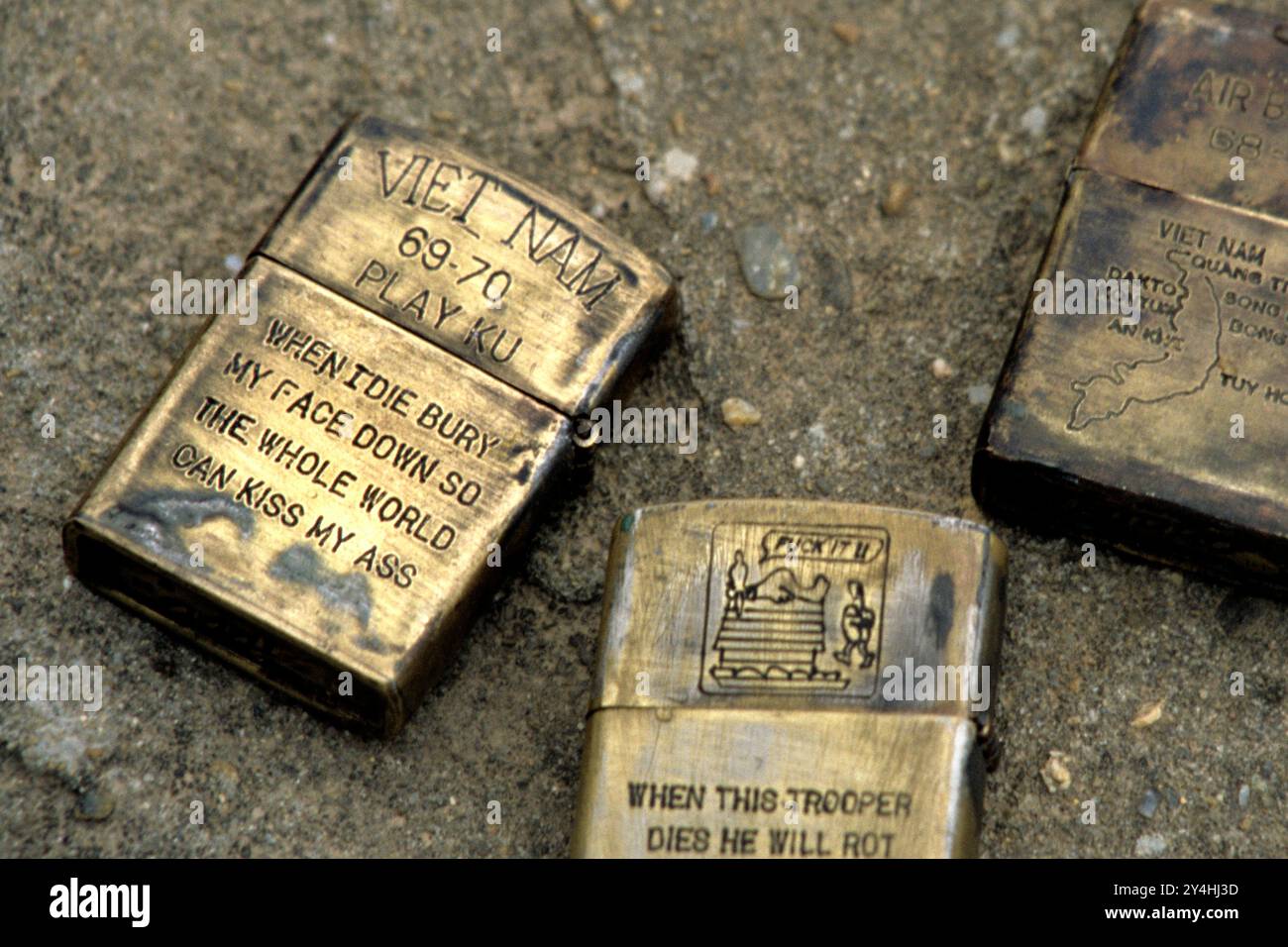 Asia. Vietnam. Zippo. American Lighters. Vietnam War Stock Photo - Alamy