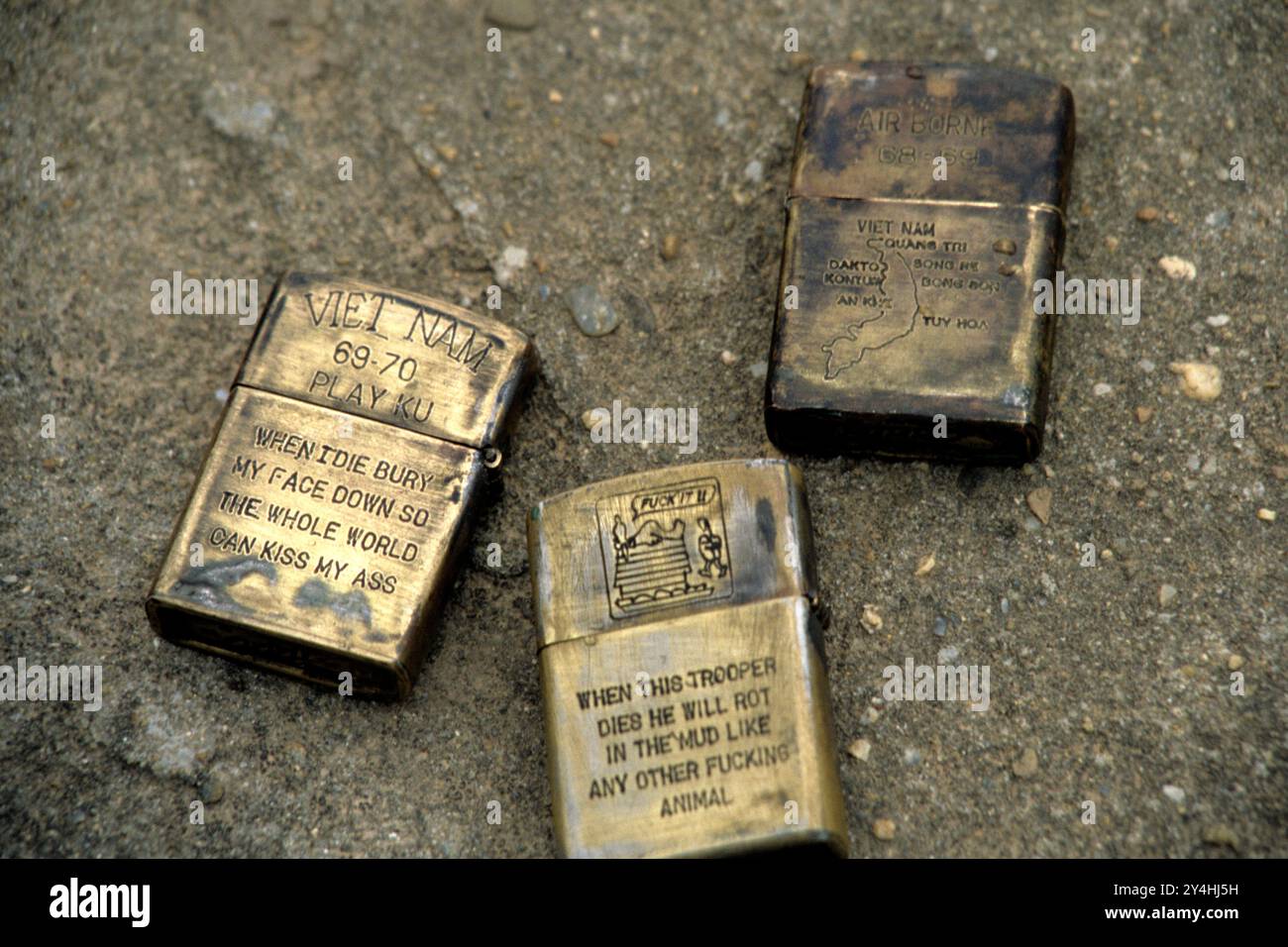 Asia. Vietnam. Zippo. American Lighters. Vietnam War Stock Photo - Alamy