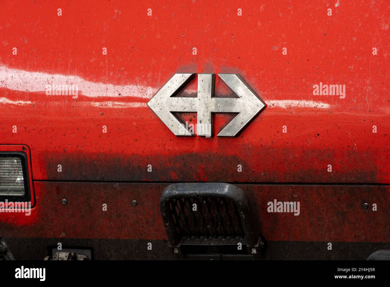 Bern, Switzerland - July 22, 2024: SBB train public transportation logo ...