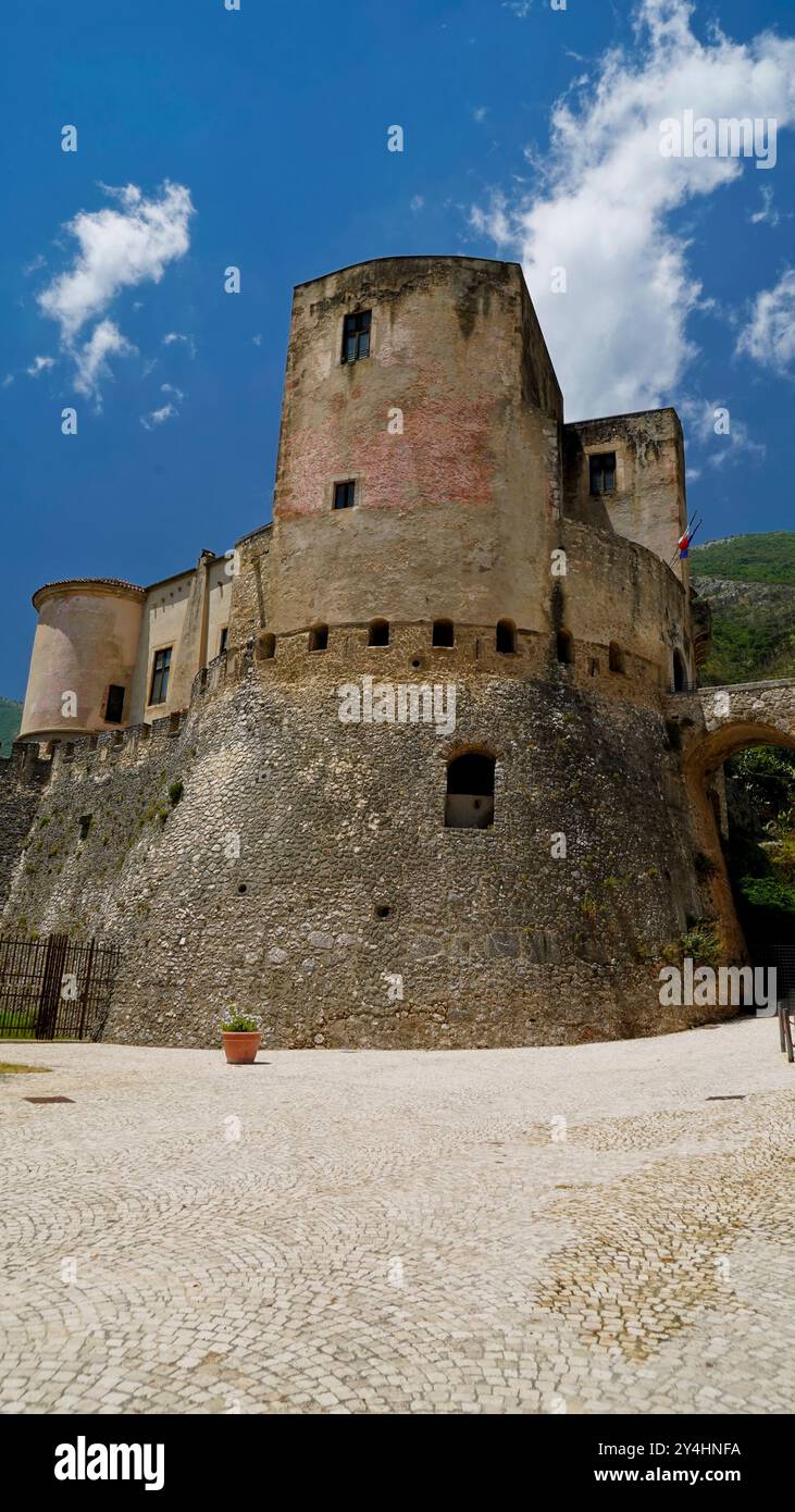 Pandone Castle, wash house and fishpond of Venafro,Isernia,Molise,Italy ...