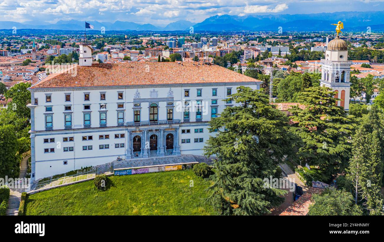 UDINE, ITALY – MAY 27, 2024: Udine Castle. This historic fortress ...