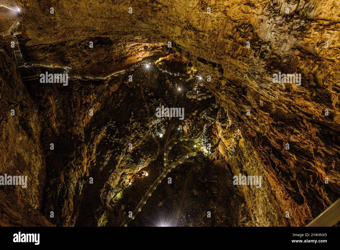 TRIESTE, ITALY – MAY 29, 2024: Grotta Gigante, Sgonico. This massive ...