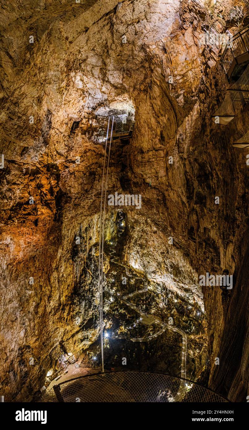 TRIESTE, ITALY – MAY 29, 2024: Grotta Gigante, Sgonico. This massive ...