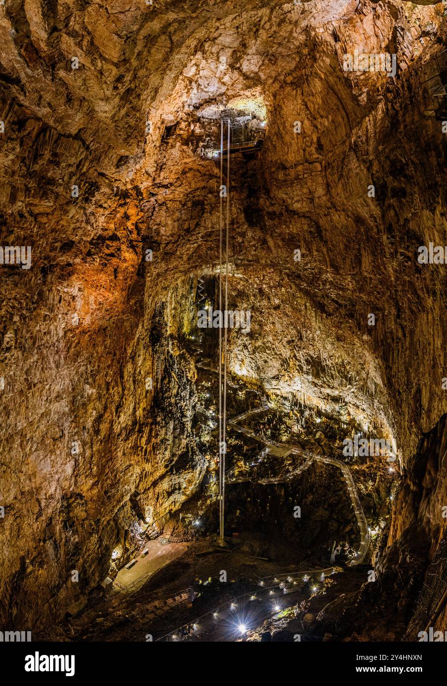 TRIESTE, ITALY – MAY 29, 2024: Grotta Gigante, Sgonico. This massive ...