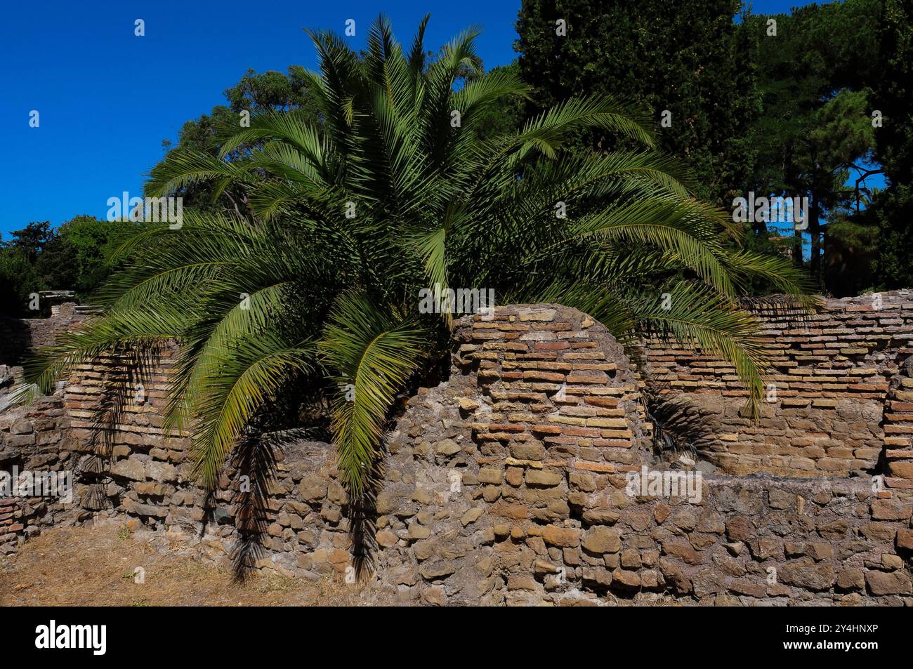 Porta Romana necropolis on the Via Ostiensis, at Ostia Antica, Lazio ...