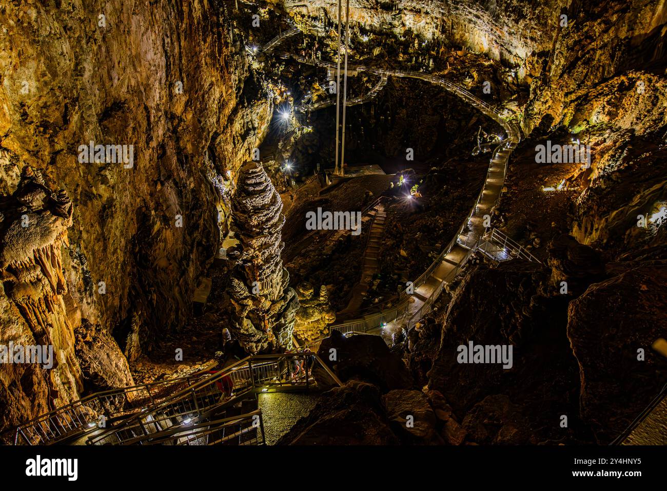 TRIESTE, ITALY – MAY 29, 2024: Grotta Gigante, Sgonico. This massive ...
