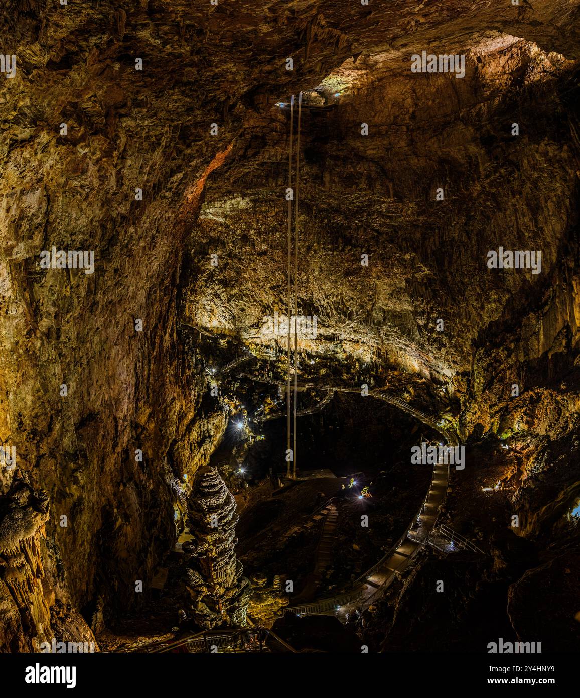 TRIESTE, ITALY – MAY 29, 2024: Grotta Gigante, Sgonico. This massive ...