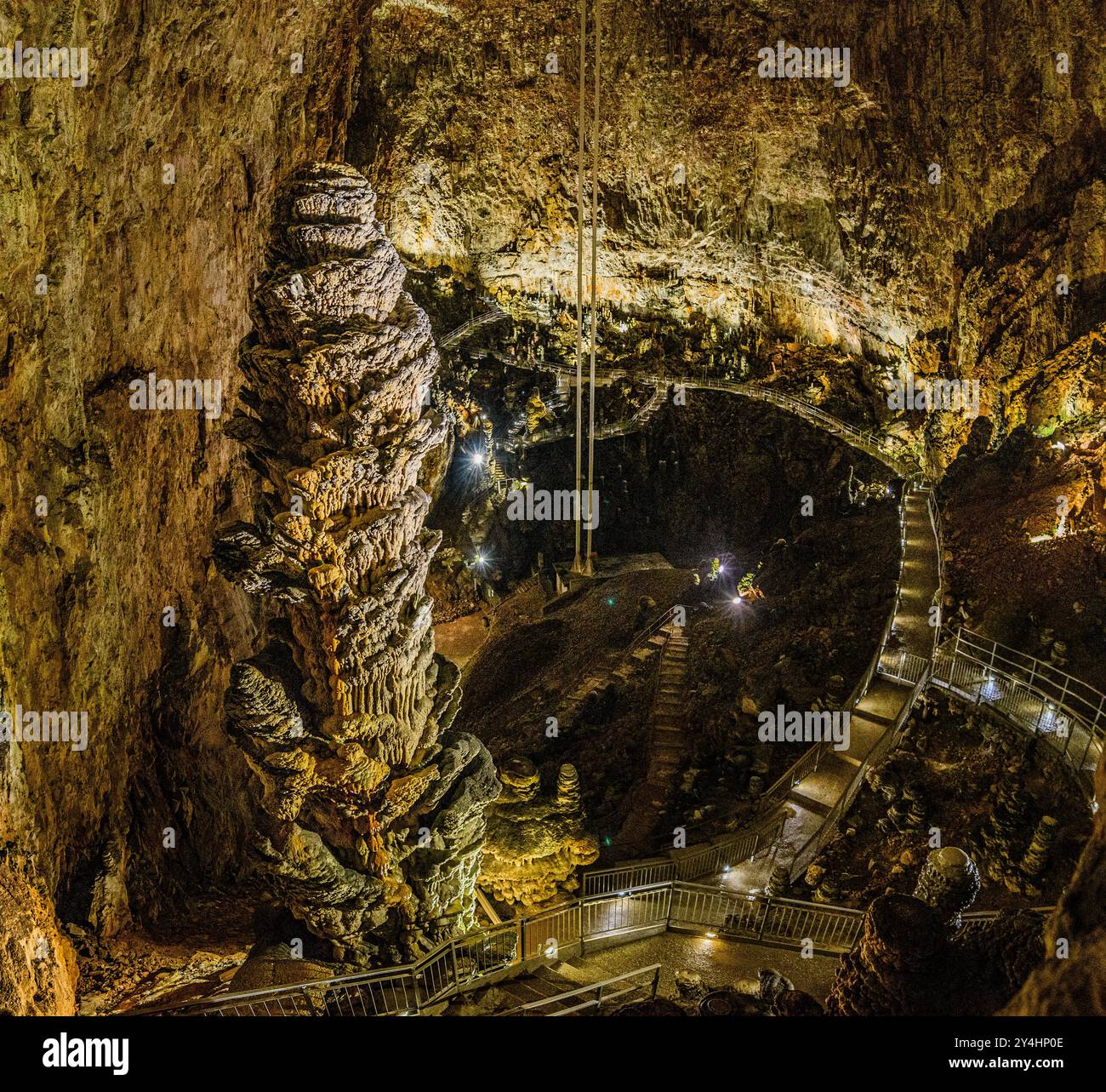 TRIESTE, ITALY – MAY 29, 2024: Grotta Gigante, Sgonico. This massive ...