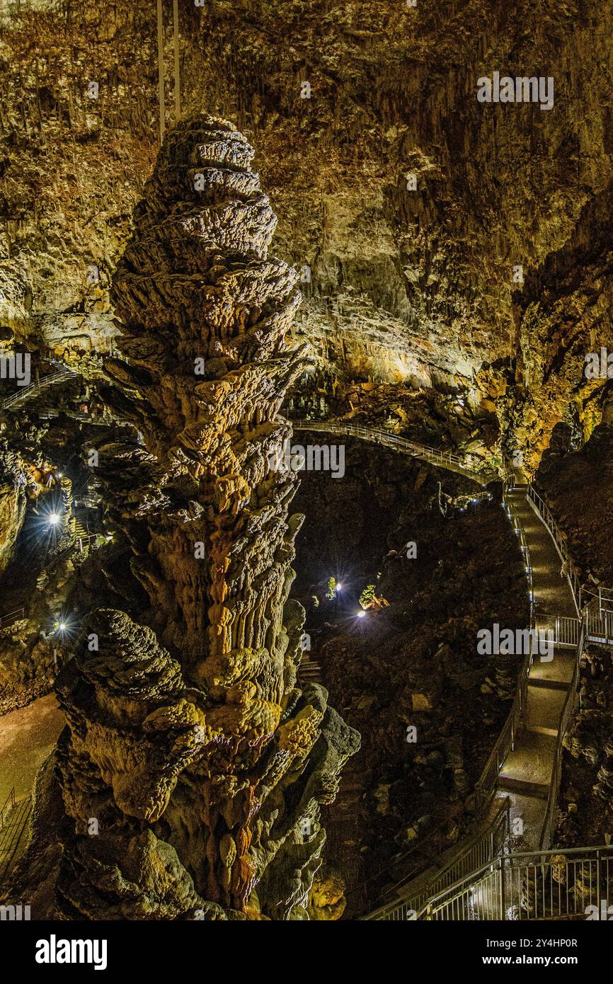 TRIESTE, ITALY – MAY 29, 2024: Grotta Gigante, Sgonico. This massive ...
