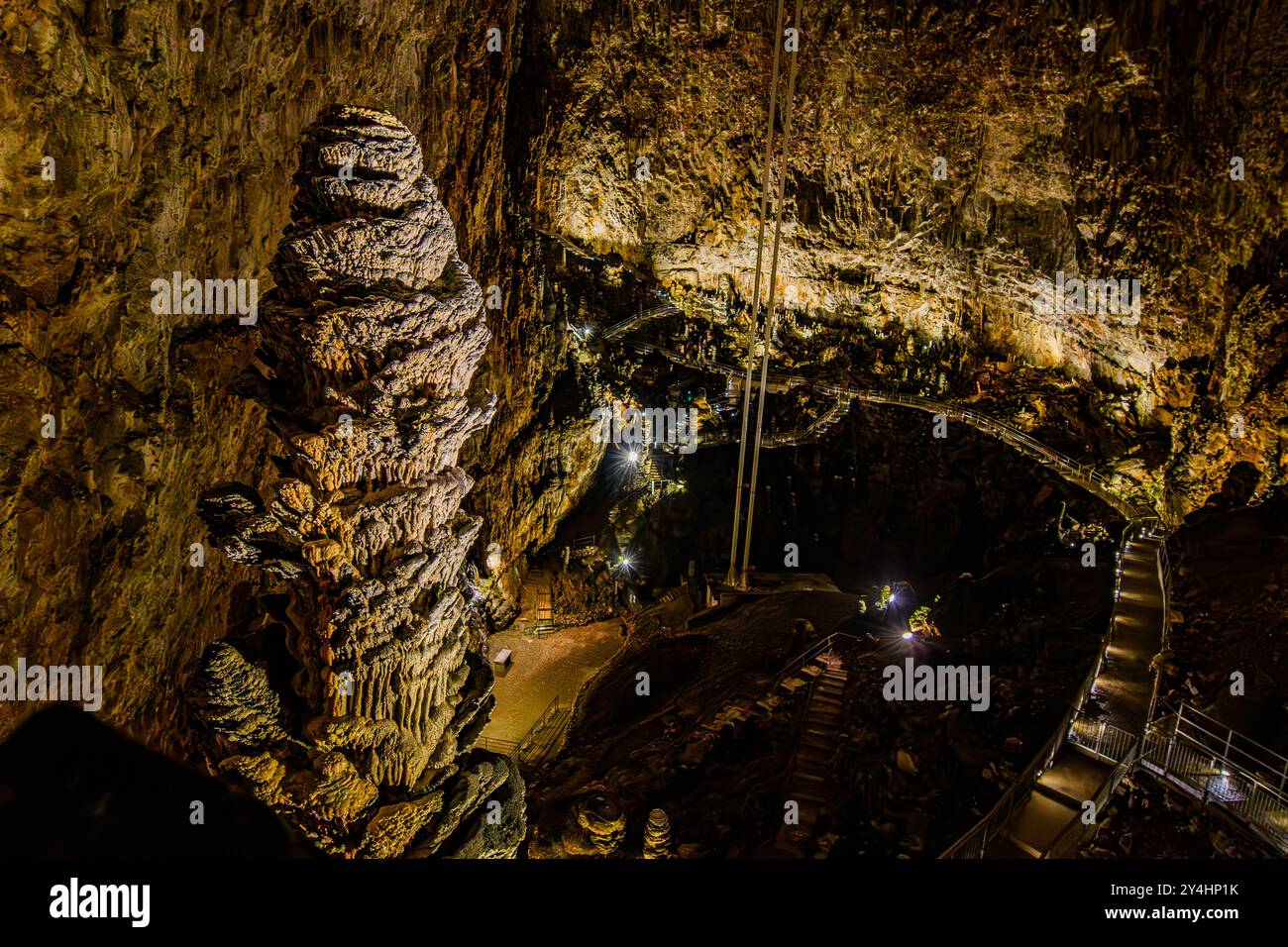 TRIESTE, ITALY – MAY 29, 2024: Grotta Gigante, Sgonico. This massive ...