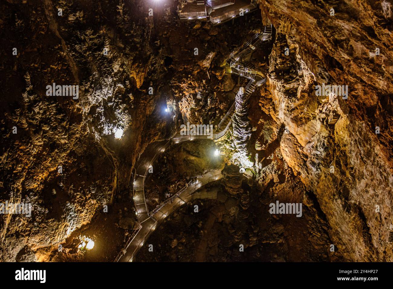 TRIESTE, ITALY – MAY 29, 2024: Grotta Gigante, Sgonico. This massive ...