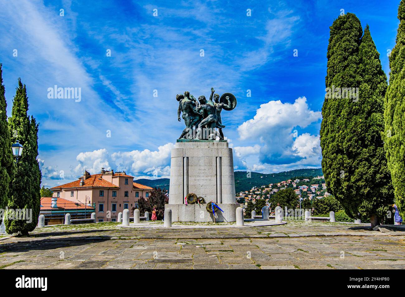 TRIESTE, ITALY – MAY 29, 2024: Monumento ai Caduti. This war memorial ...