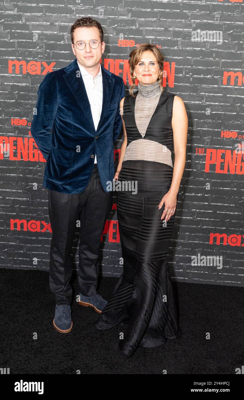 New York, USA. 17th Sep, 2024. Ryan Scott and Lauren LeFranc attend HBO ...