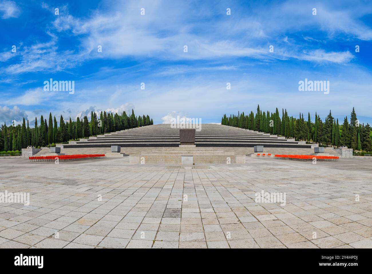 REDIPUGLIA, ITALY – MAY 29, 2024: Museo del Sacrario Militare. This ...