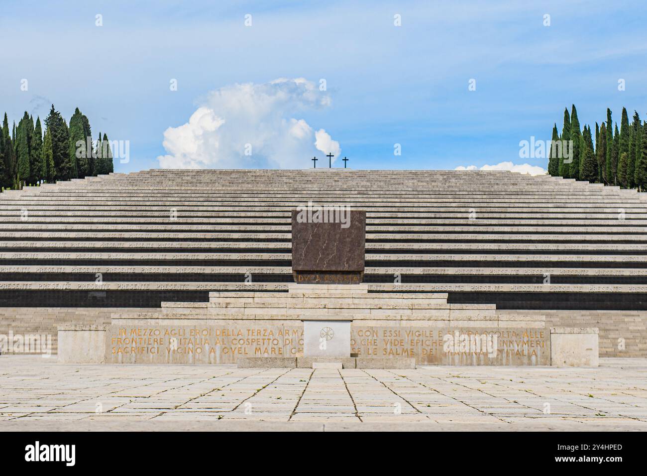 REDIPUGLIA, ITALY – MAY 29, 2024: Museo del Sacrario Militare. This ...