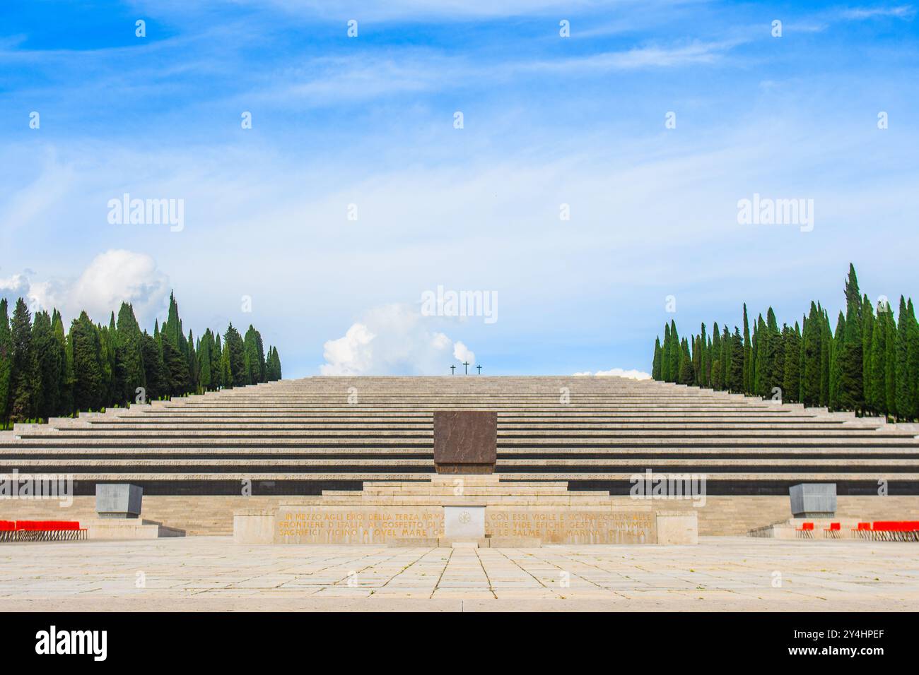 REDIPUGLIA, ITALY – MAY 29, 2024: Museo del Sacrario Militare. This ...