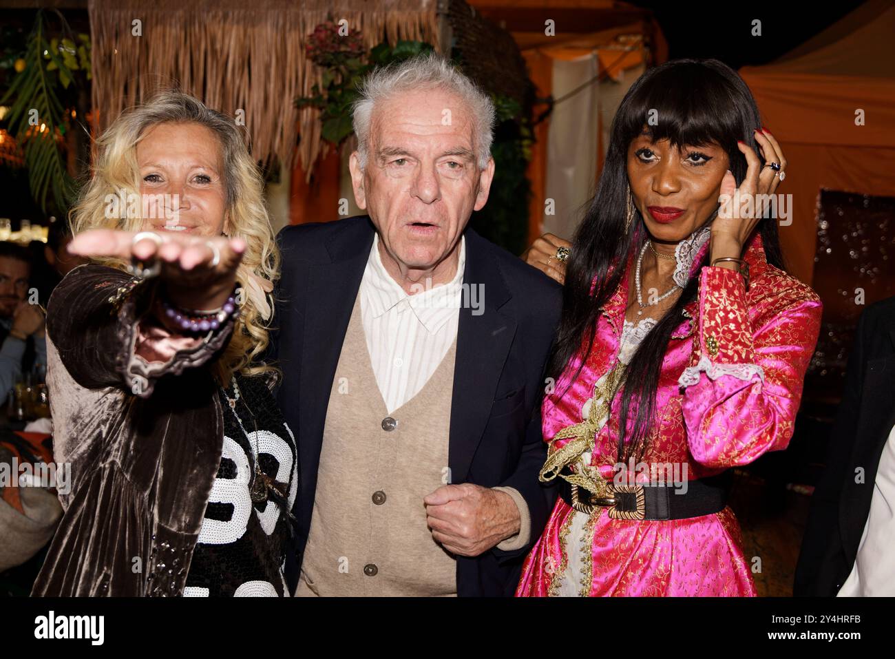 Paris, France. 17th Sept, 2024. (L-R) Fiona Gelin, TV Presenter Jacques ...