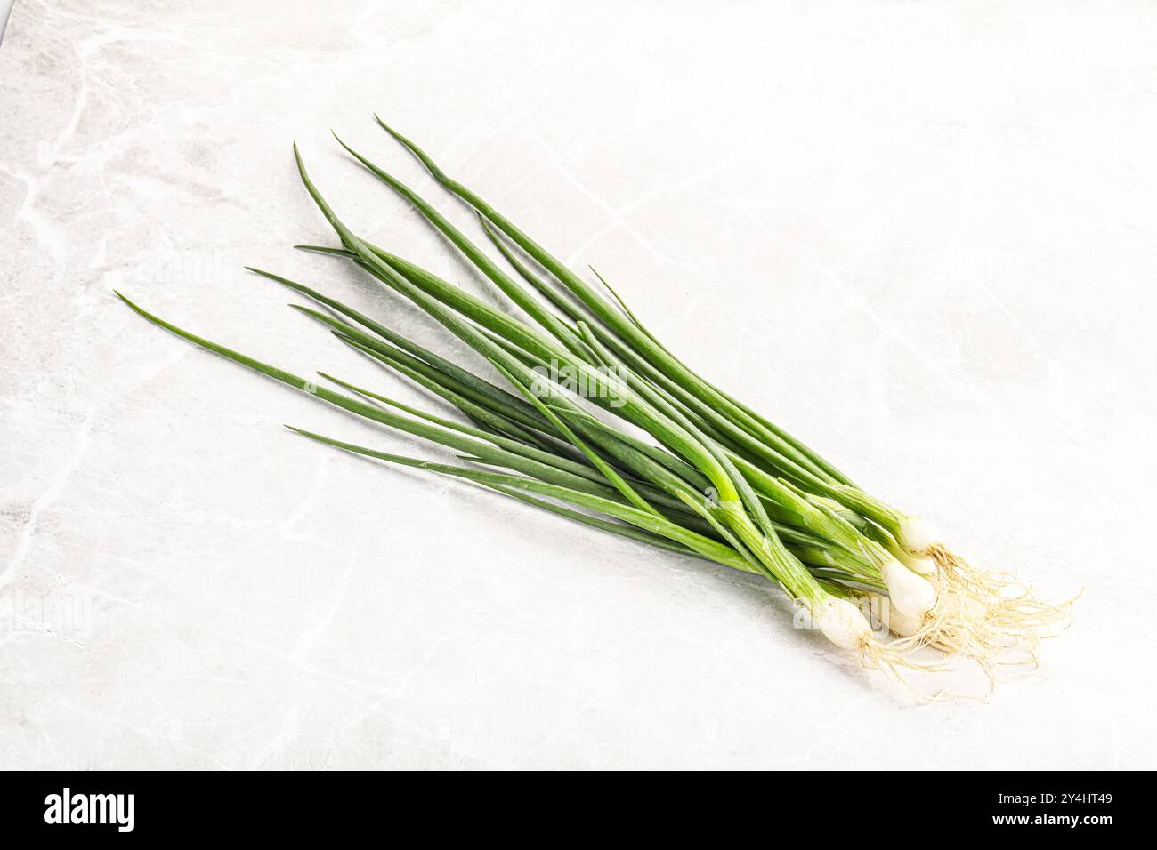 Young aroma fresh green onion heap Stock Photo - Alamy